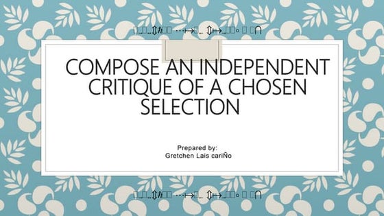 Literary Devices & Techniques | PPT | Fiction | Books and Literature