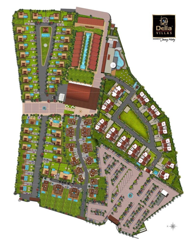 Della Villa Resort Project Layout