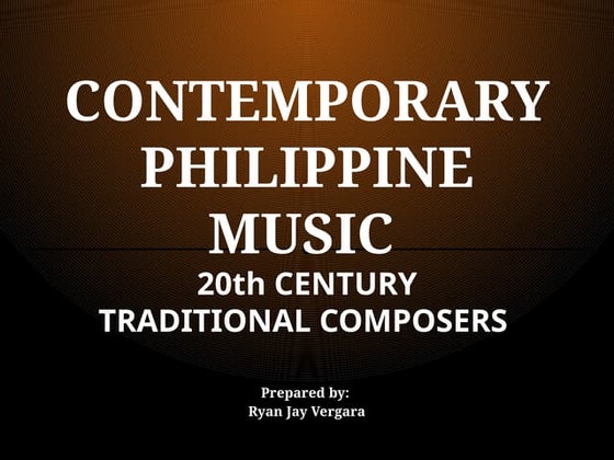 Philippine Popular Music | PPT