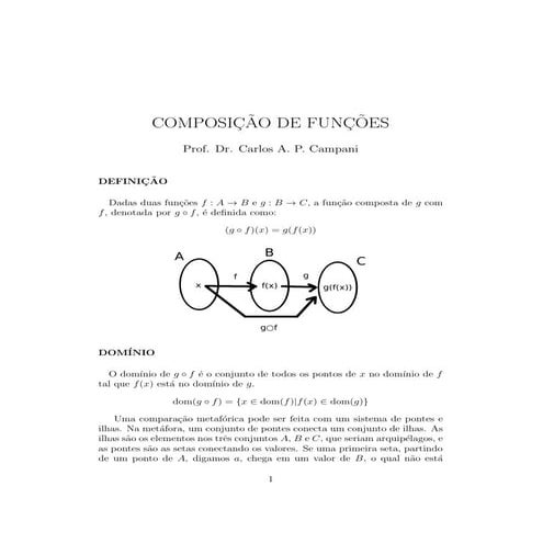 Composição de Funções | PDF