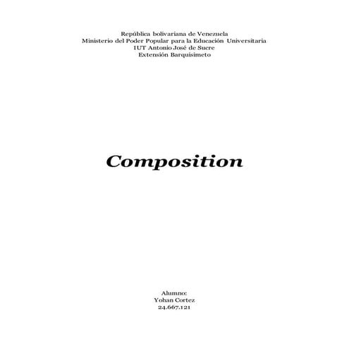 Composicion | DOCX