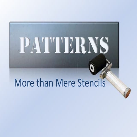 Patterns More Than Mere Stencils Pptx Programming Languages Computing