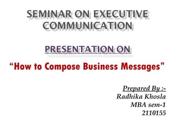 Business communication assignment | PDF