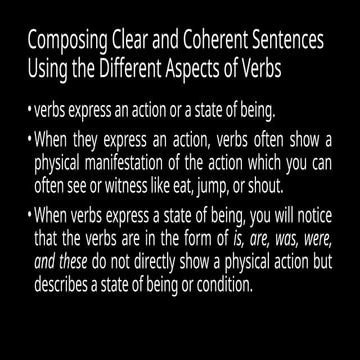 Composing Clear and Coherent Sentences Using the Different.pptx