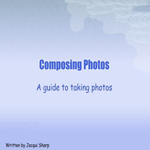 Composing photos | PPT