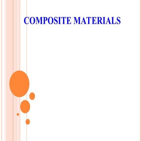 Composite materials PPT | PPTX