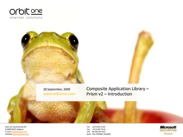 Composite Application Library Prism V2 Ppt