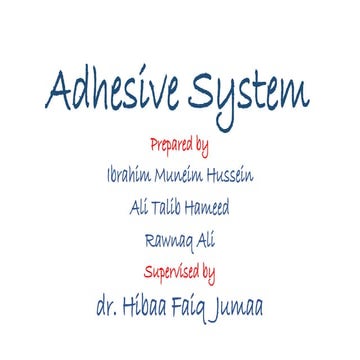 Composite bonding adhesive system | PDF