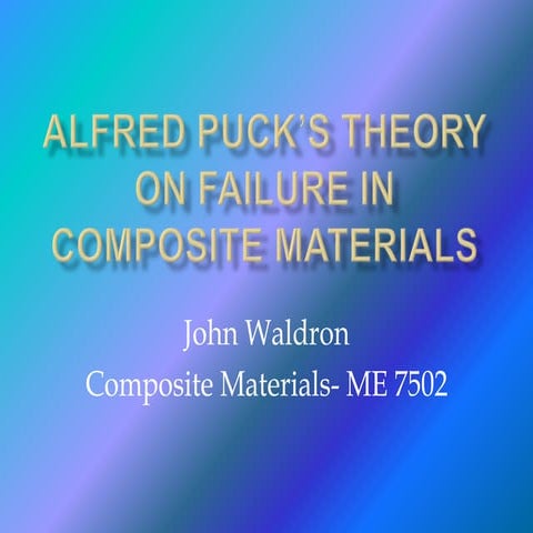 Composite Failure Presentation | PPTX