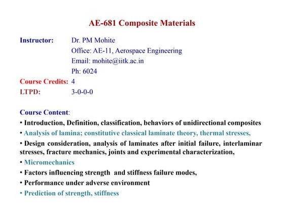 Classification of-composites | PPT