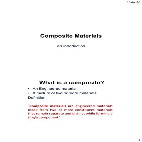 Composite materials | PDF