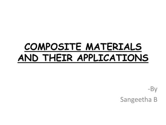 Composite Materials Ppt