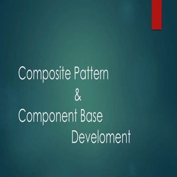 Composite pattern | PPTX