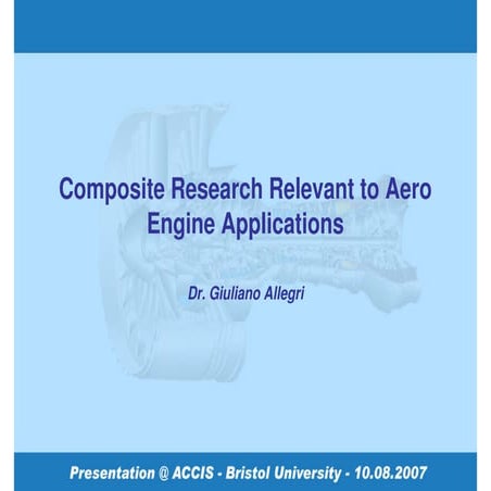 Research in Composites for Aero Engine Applications | PDF