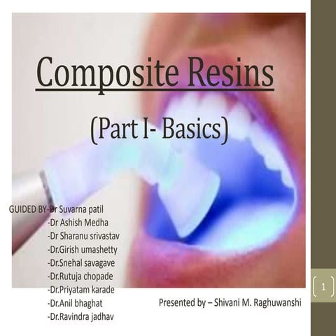 Composite resins PART 1 | PPT