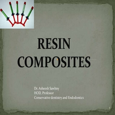 Composite resins part ii | PPTX