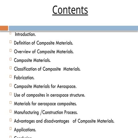 Composite materials use in engineering applications | PPTX