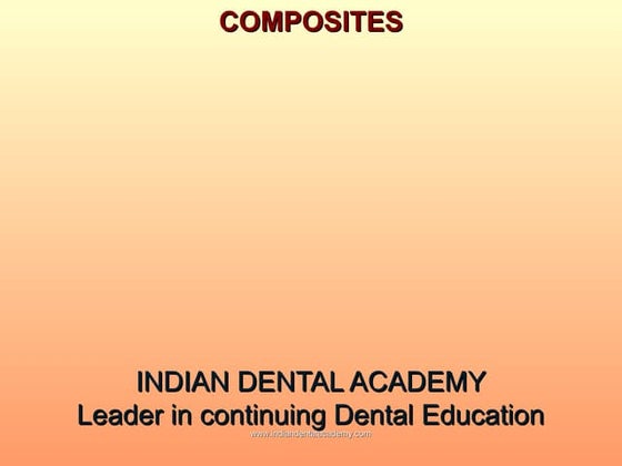 Introduction to Dental Materials | PPTX