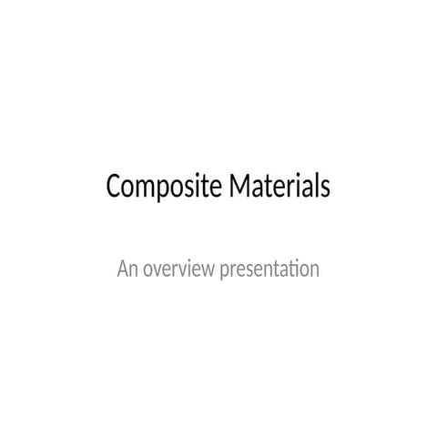 Introduction to Composite Materials.pptx