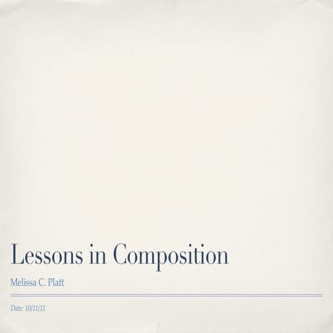 Composition | PPT