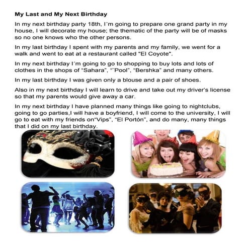Composition 6 my last and my next birthday | DOCX
