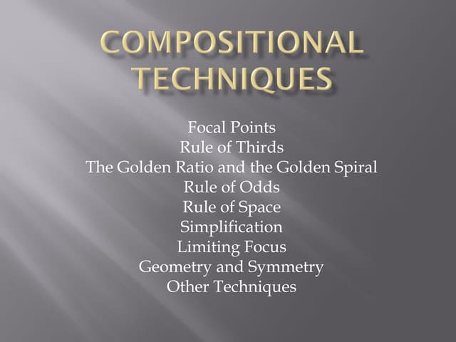 Chapter 3 emphasis and focal point | PPT