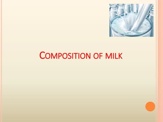 Milk quality test | PPTX | Chemistry | Science