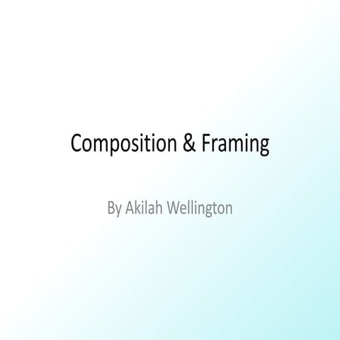 Composition & framing | PPTX