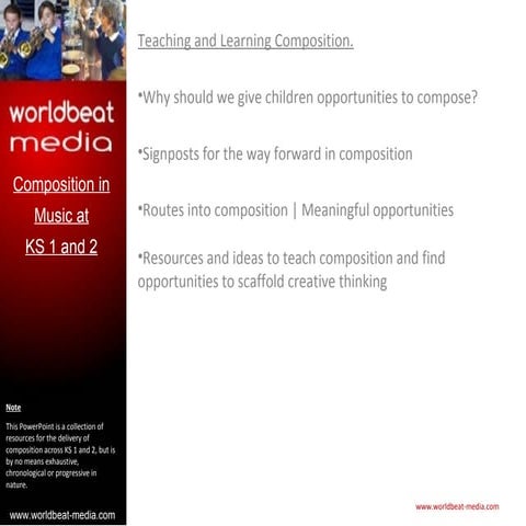 Composition in Music At KS1&2 - A Lees | PPT | Children\'s Music | Music