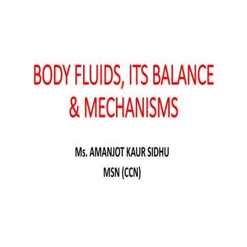 COMPOSITION OF BODY FLUIDS & MECHANISMS.pptx