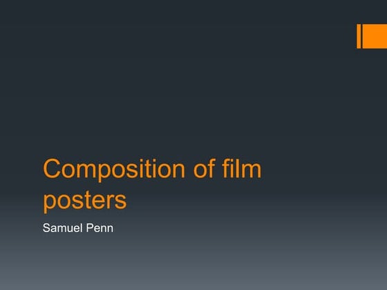 Movie poster composition | PPT