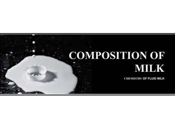 Physical and chemical properties of milk | PPT | Chemistry | Science
