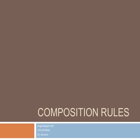 Composition rules | PPTX
