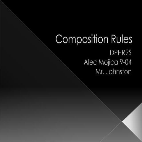 Composition rules | PPTX