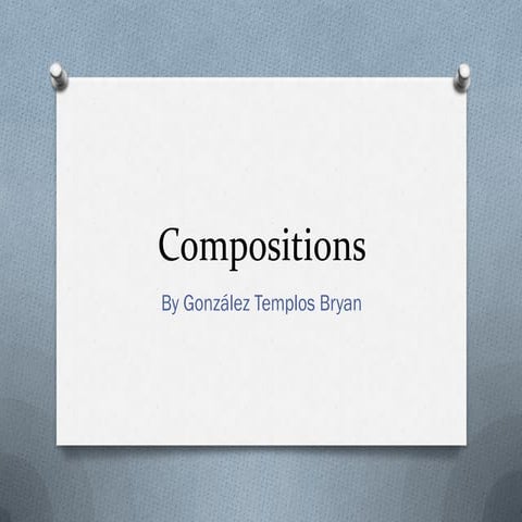 Compositions | PDF