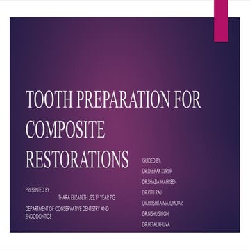 Class 5 cavity designs | PDF