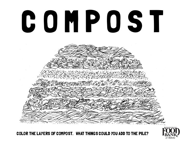 Coloring Compost Dirt Pages Animals Soil Sheets Sheet Kids Good Who ...