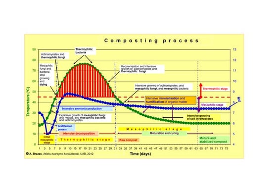Biowaste biostabilisation graphics: tunnel (in vessel) and windrow ...