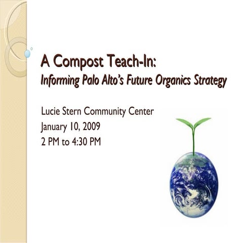 Compost Teach In | PPT
