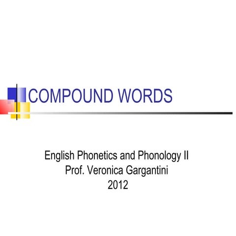 Compoundanalysis (1) | PPT
