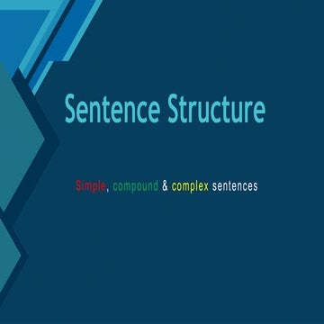 Grammar Powerpoint Slides_Compound complex PPT | PPTX