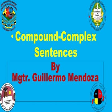 COMPOUND COMPLEX SENTENCES .pptx