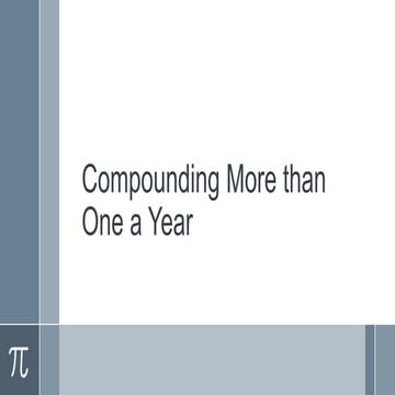 Compounding More than One a Year.pptx