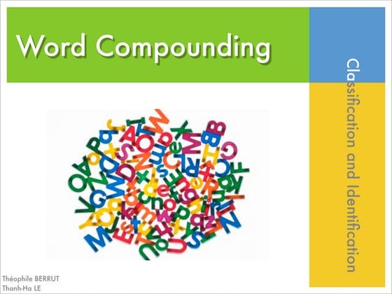 Compound words ppt | PPTX