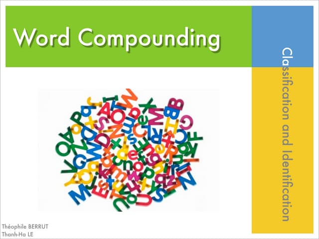 Compound words ppt | PPTX