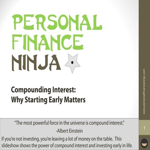 Compound Interest: Why Starting Early Matters | PDF | Personal ...
