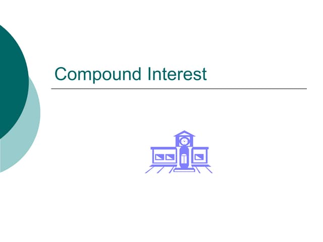 Compound Interest | PPTX
