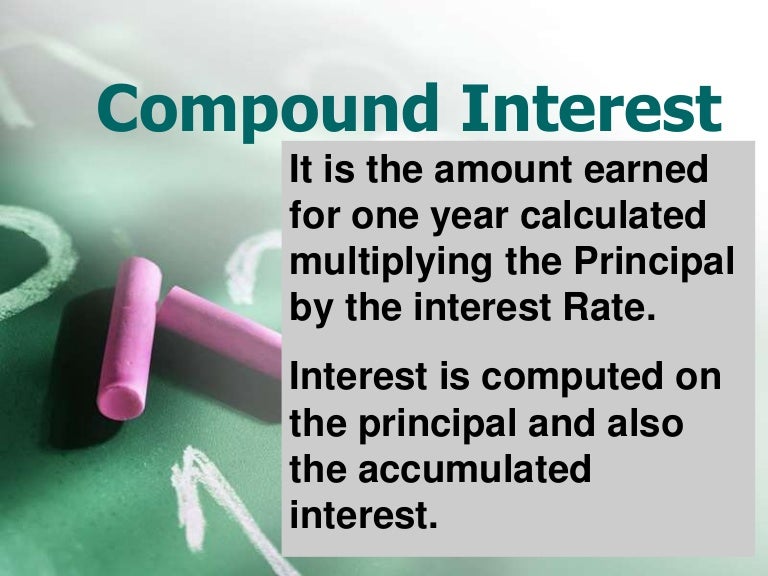 Compound interest ppt