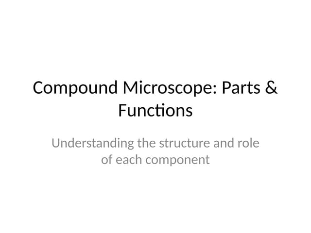 SCIENCE7: The Microscope | PPTX