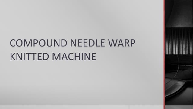 Knitting needles | PPTX